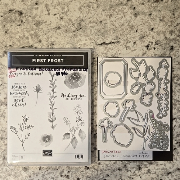 Stampin' Up! | Office | New Stampin Up First Frost Stamp Set Frosted ...